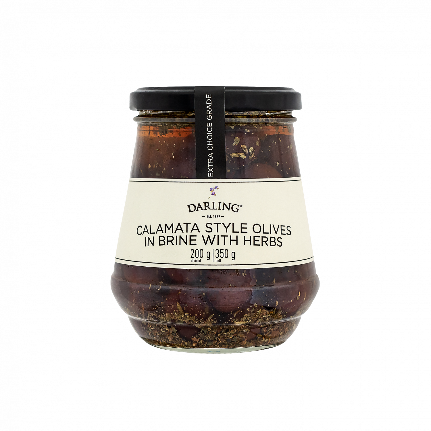 Limited Edition Calamata Style Olives with Herbs 350g – Darling Olives